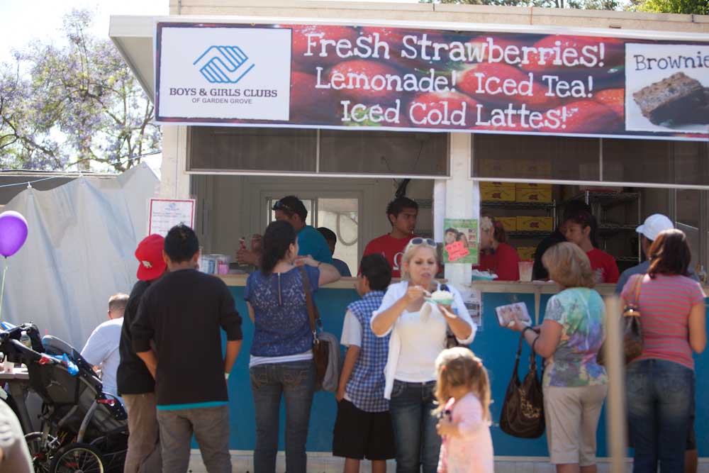 Non-profit Food & Games Booths - Garden Grove Strawberry Festival